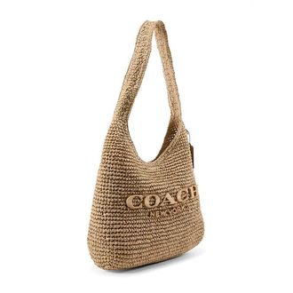 Coach Sac &eacute;paule en paille