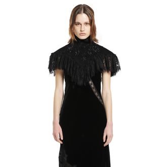 Ann Demeulemeester Evalda Cape in Fluid Velvet