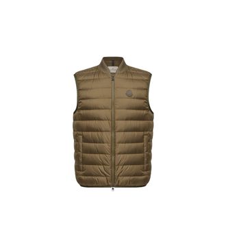 Moncler Moncler Froissel Down Gilet, Men, Green, Size: 0