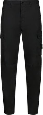 Stone Island Pantalon cargo en coton m&eacute;lang&eacute;