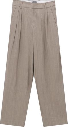 Rossi Rossi, Femme, Pantalons, Beige, Taille: 40 FR Wide Pantalons