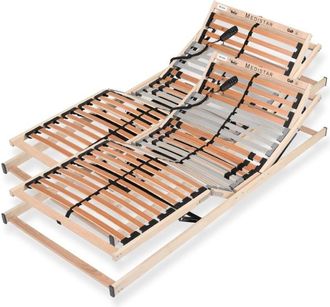Sleepneo Sleepneo - Lattenrost 180x200 cm elektrisch verstellbares Kopf & Fußteil fertig montiert 28 Latten 5 Zonen