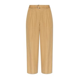Paul Smith Femme, Pantalons, Beige, Taille: 38 FR Pantalon Pliss&eacute; Ample