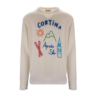 MC2 Saint Barth Homme, Pulls, Beige, Taille: XL Maille ras du cou