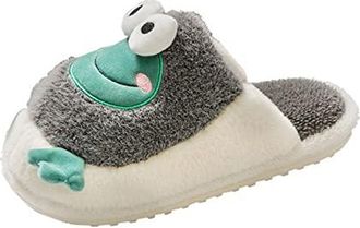 Generic Pantoufles pour homme Automne et Hiver Int&eacute;rieur et Ext&eacute;rieur Mode Confortable Grenouille Plat Antid&eacute;rapant Chaussons Chaussettes pour Homme avec Seme