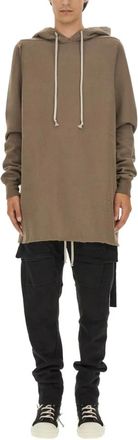 Rick Owens Homme, Sweatshirts et sweats &agrave; capuche, Beige, Taille: XL Drkshdw Sweat &agrave; capuche