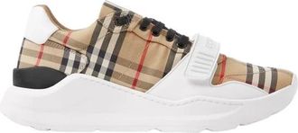 Burberry Homme, Chaussures, Multicolore, Taille: 43 1/2 EU Check Fabric Baskets