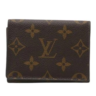 Louis Vuitton Porte-cartes Monogram Pre-owned - Homme - Pre-owned - Brun - Taille: ONE Size
