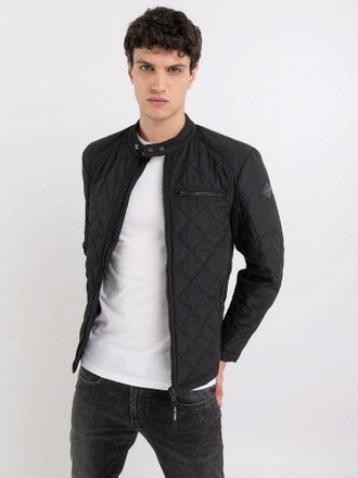 Replay Steppjacke Saber Mid mit kurzem Stehkragen