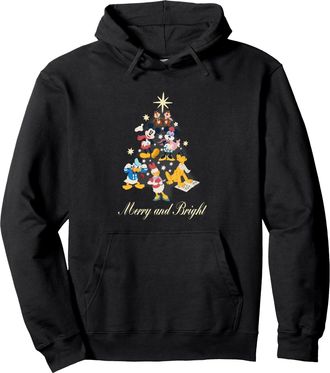 Disney Mickey Mouse and Friends Merry And Bright Weihnachten Pullover Hoodie