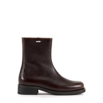 Our Legacy Bottines Camion Deep Americano Leather en cuir