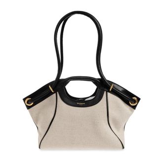 Balmain Logo-Print Tasche - - Bags - Damen - Beige - ONE SIZE