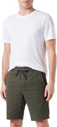 Only & Sons ONSLINUS 0007 COT Lin Shorts Noos, Olive Night, S Homme