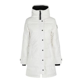 Canada Goose Parka Jacke f&uuml;r Kaltes Wetter - - Coats - Damen - Wei&szlig; - L