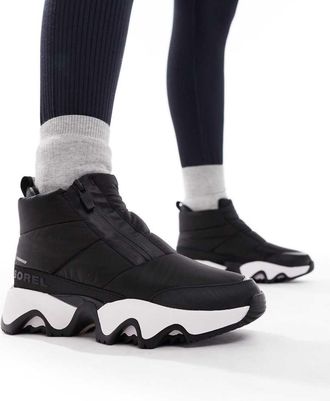 Sorel Kinetic Impact - Chaussures de randonnée chunky à zip - Noir