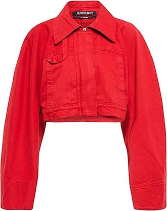 Jil Sander Femme, Vestes, Rouge, Taille: 38 FR Cardigan