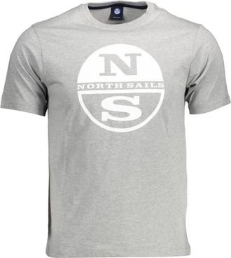 North Sails Kurz&auml;rmeliges T-Shirt - - Tops - Herren - Grau - 2XL