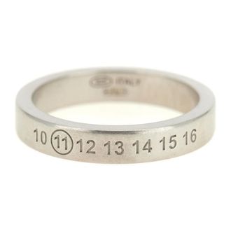 Maison Margiela Homme, Accessoires, Gris, Taille: 44 MM Numerical Ring 4 mm