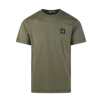 Stone Island Homme, Tops, Vert, Taille: XL SS T-Shirt