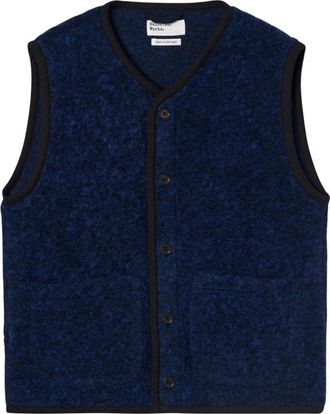 Universal Works Lancaster Gilet - - Jackets - Herren - Blau - S