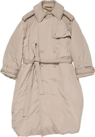 Acne Studios trench &agrave; taille ceintur&eacute;e technical - Tons neutres