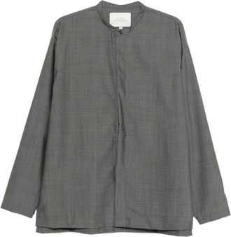 STUDIO NICHOLSON Homme, Chemises, Gris, Taille: L Karst Shirt