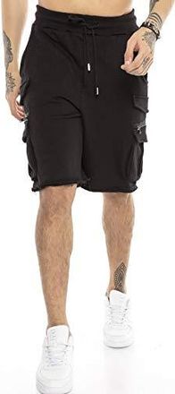 Red Bridge Shorts de Sport pour Hommes avec Poches Cargo latérales Noir XXL