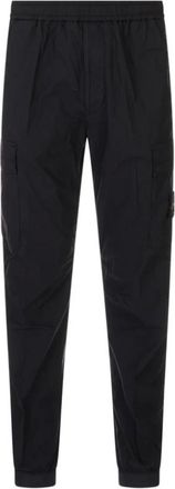 Stone Island Homme, Pantalons, Bleu, Taille: W34 Pantalon Cargo Coupe R&eacute;guli&egrave;re Effil&eacute;e