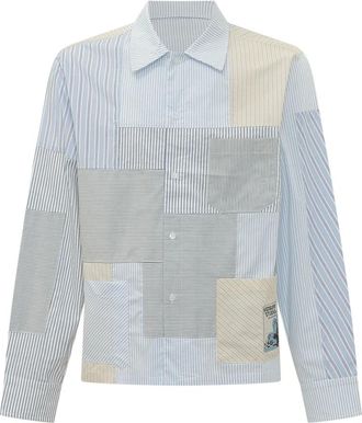 KidSuper Studios Homme, Chemises, Multicolore, Taille: S Patchwork Overshirt