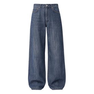 Meimeij Barrel Pant - - Jeans - Damen - Blau - XS