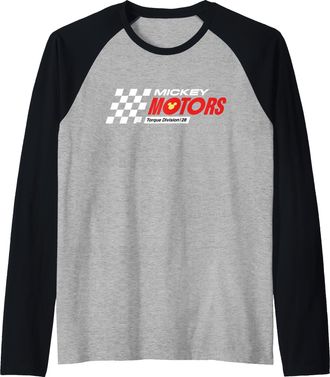 Disney Racing Mickey Motors Torque Division 28 Badge Logo Raglan