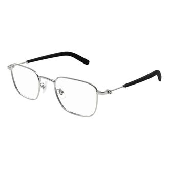 Montblanc Montblanc, Homme, Accessoires, Gris, Taille: 50 MM Lunettes Élégantes en Couleur Noire