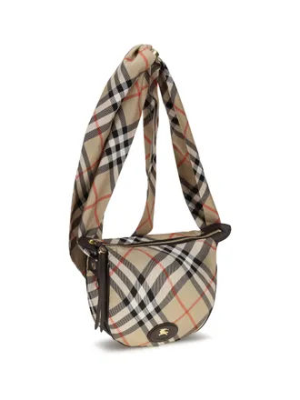 Burberry Ribbon Shoulder Bag - Beige