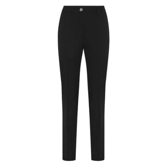 Philipp Plein Femme, Pantalons, Noir, Taille: 40 FR Pantalon de tailleur Cady Office Skull
