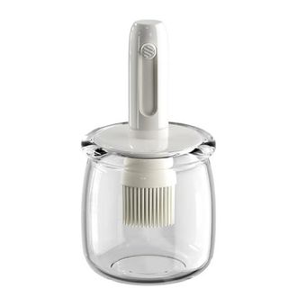 Generico Bouteille de distributeur dhuile avec brosse - R&eacute;cipient dhuile de cuisson | Outil de cuisson en silicone et p&acirc;tisserie | Gadgets de cuisine multifonc