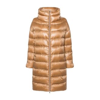 Herno Femme, Vestes, Brun, Taille: 38 FR Matilde Long Down Jacket