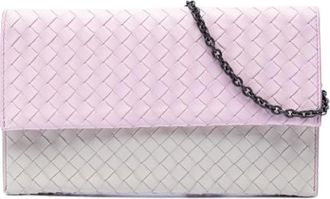 Bottega Veneta Portefeuille sur cha&icirc;ne Pre-owned - Femme - Pre-owned - Rose - Taille: ONE Size