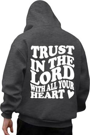 Generic Sweat a Capuche Homme Hooded Sweatshirt Hoodie Pullover Homme Longue Manche avec Doublure en Fleece et Design Th&eacute;matique, Sweatshirt Confortable pour 