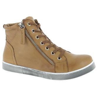Andrea Conti Damen High Top Sneaker, Brandy, 39 EU