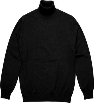 Ferrante Homme, Pulls, Noir, Taille: XL 12 Gauge Turtleneck