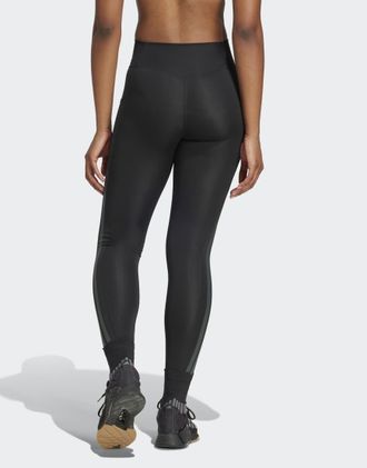 adidas adidas Performance - Optime - Legging long &agrave; 3 bandes - Noir