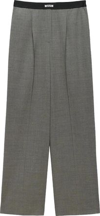 Msgm M. S.G. M. Pantalons D&eacute;contract&eacute;s - Gris