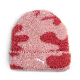 Puma Bonnet &agrave; imprim&eacute;s et bross&eacute;, Accessoires, Rose, OSFA