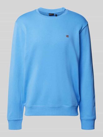 Napapijri Sweatshirt mit Label-Stitching Modell BALIS
