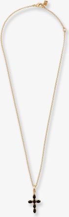 Dolce & Gabbana Brass necklace with cross pendant - DOLCE & GABBANA - gender_Woman