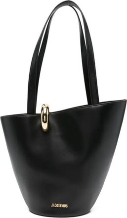Jacquemus Hobo Bags - Silk And Nylon Tote Bag - Gr. unisize - in Schwarz - f&uuml;r Damen