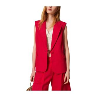 Twinset Femme, Vestes, Rose, Taille: 40 FR Veste Twin-set