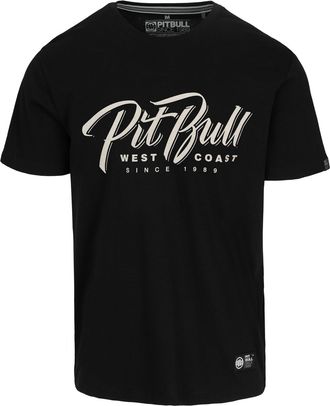 Pitbull Herren T-Shirt EL JEFFE - Baumwollshirt 170g, großer Frontprint, Sommer Streetwear Look, Urban Style, Kurzarmshirt mit Rundhals, Tshirt