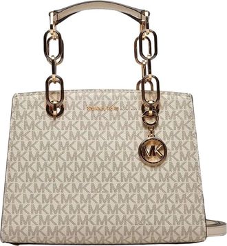 Michael Kors Femme, Sacs, Beige, Taille: ONE Size Sac Cynthia Ivoire - Élégance au Quotidien