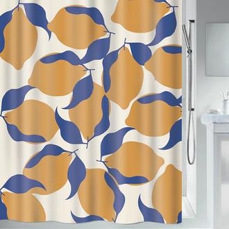 Spirella Duschvorhang aus Polyester 180x200cm Mara - Eleganz und Praktikabilit&auml;t f&uuml;r Ihr Badezimmer mit modernem Design und wasserabweisendem Stoff